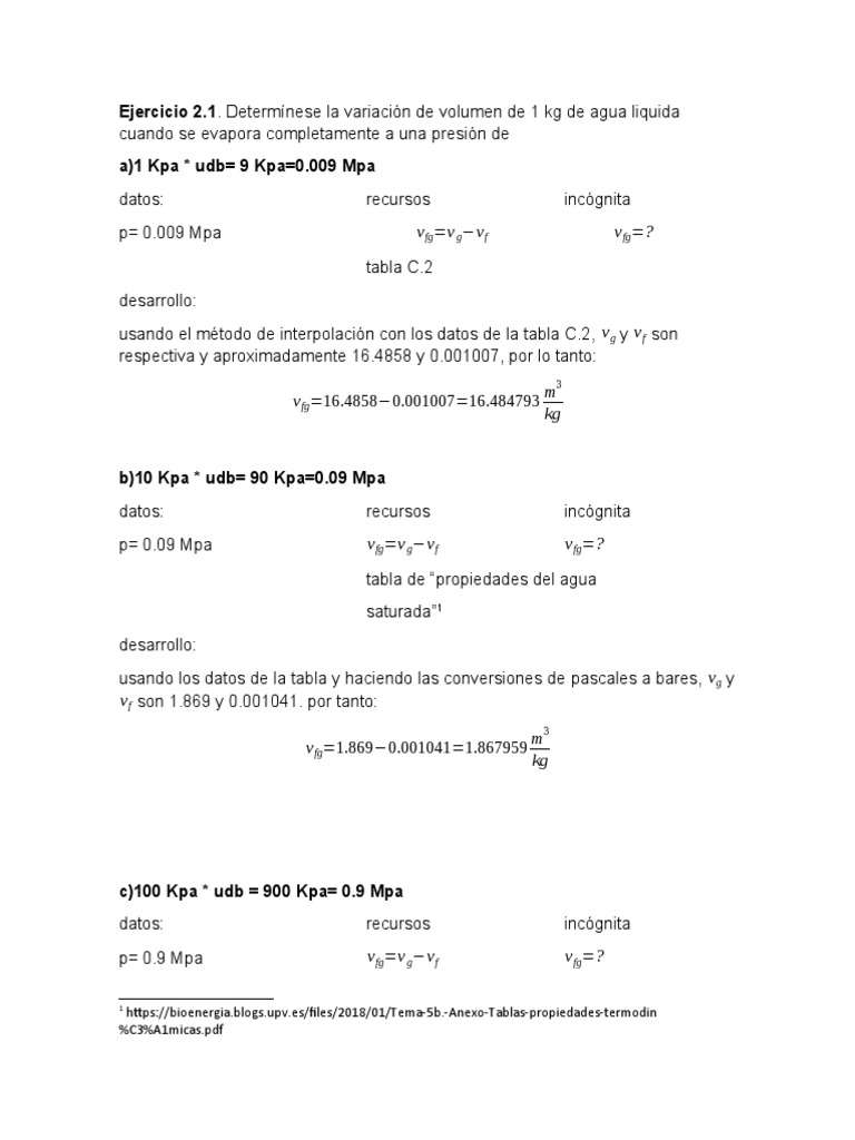 Problemas Termodinamica | PDF | Pascal (Unidad) | Cantidades fisicas