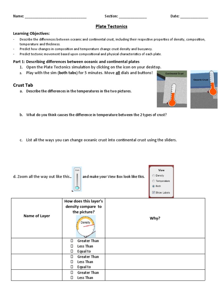 Plate Tectonics Inquiry | PDF | Plate Tectonics | Structural Geology