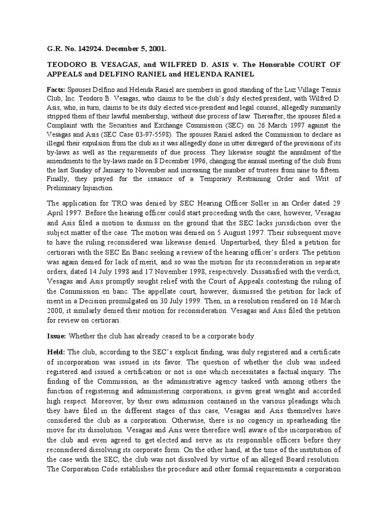 Assignment 13 Cases | PDF | Lawsuit | Liquidation Assignment 13 Cases | PDF | Lawsuit | Liquidation