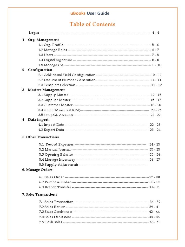 User-Guide-for-uBooks | PDF | Debits And Credits | Invoice