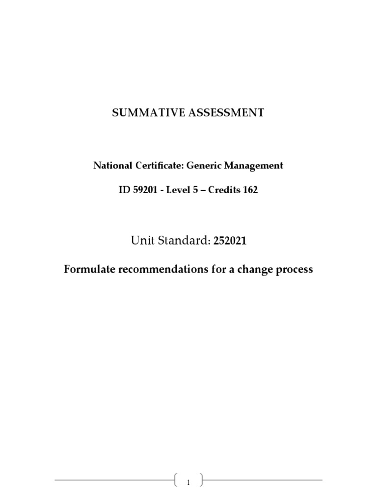 Summative Assessments | PDF | Educational Assessment | Learning