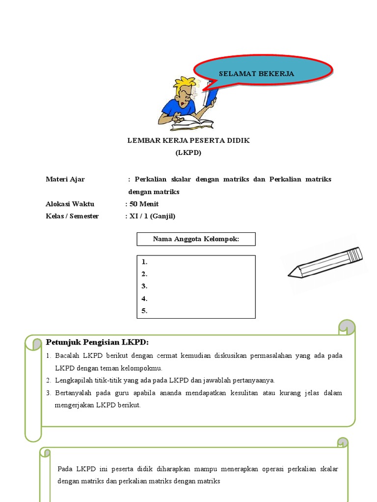 LKPD Matriks | PDF