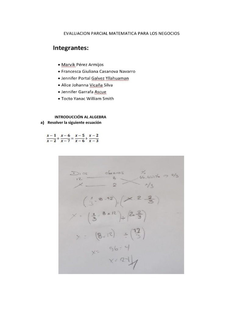 Examen Final Matematicas Ciclo 2022-I (Desafio Final) Respuestas | PDF