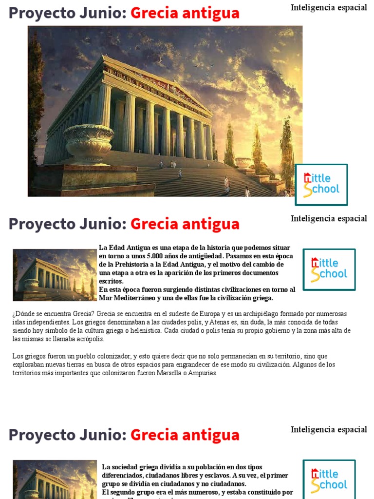 Proyecto Junio Grecia | PDF | Antigua Grecia | Grecia