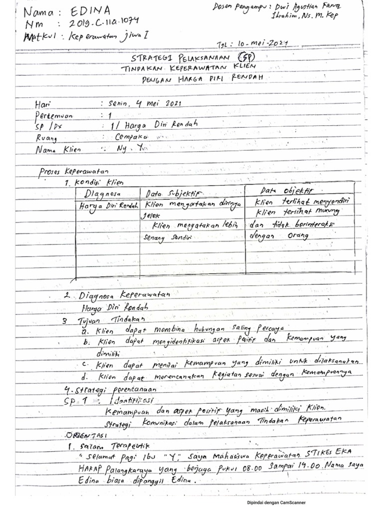 Edina Tugas SPTK (HDR) SP 1-4 | PDF