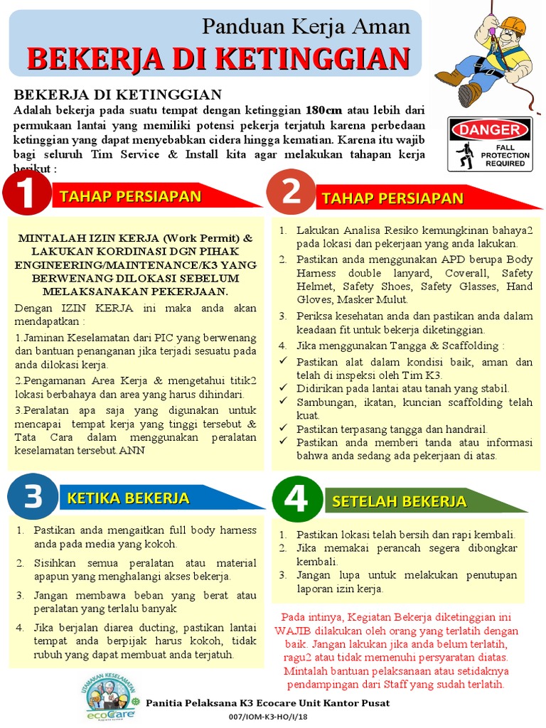 JPG Bekerja Di Ketinggian Safety Poster | PDF