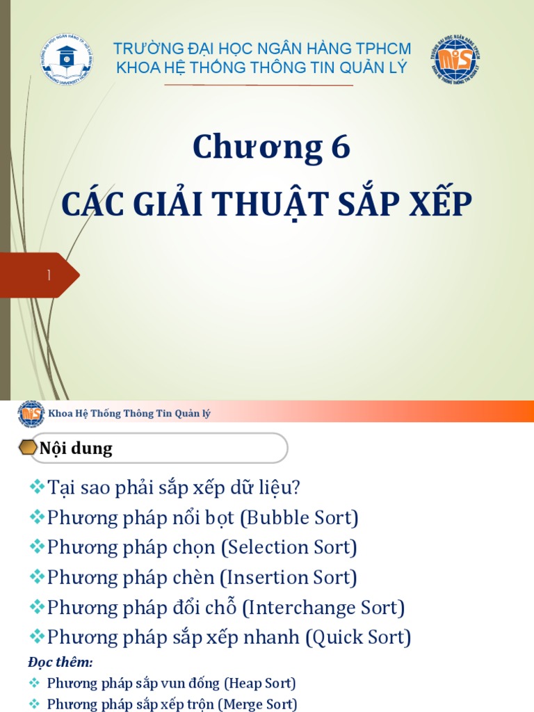 Chuong6 Sap Xep | PDF
