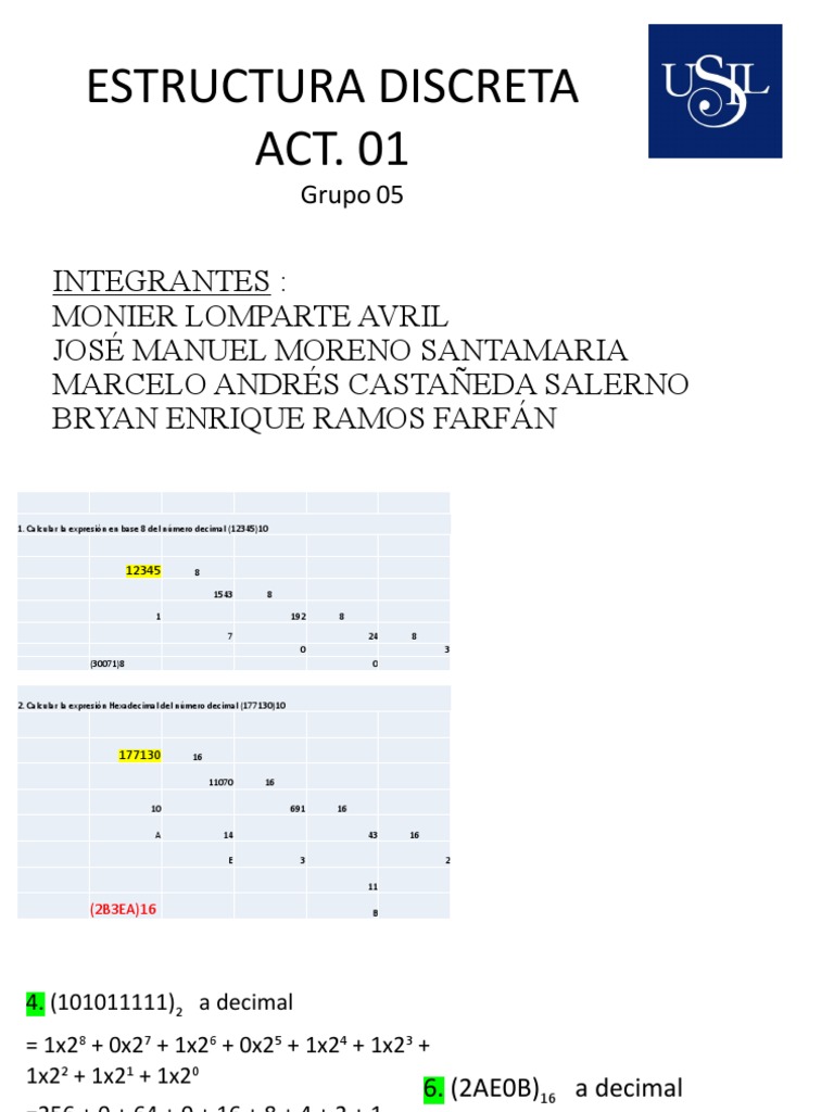 Tarea #1 de Estructuras Discretas | PDF | Matemáticas | Ingeniería Informática