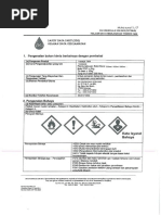 MSDS HCL Bahasa Indonesia | PDF