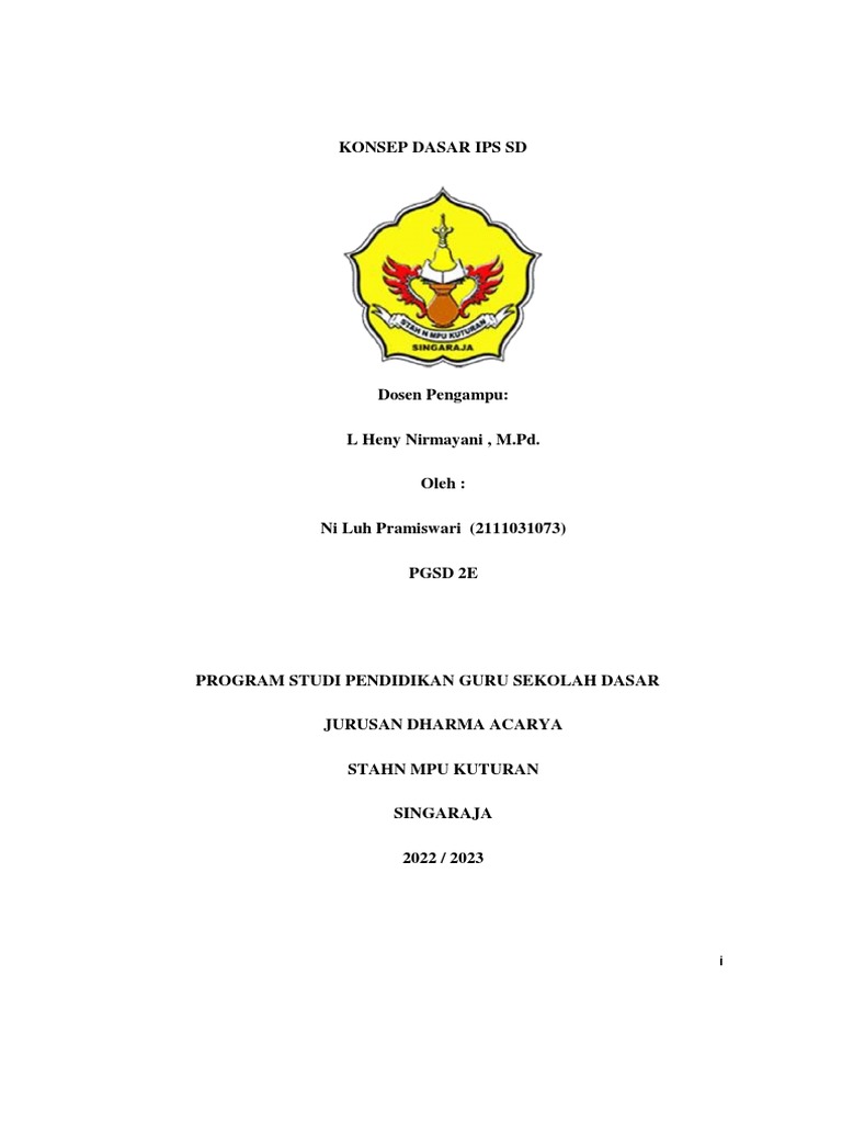 KONSEP DASAR IPS SD Ke 11 | PDF | Karier & Perkembangan