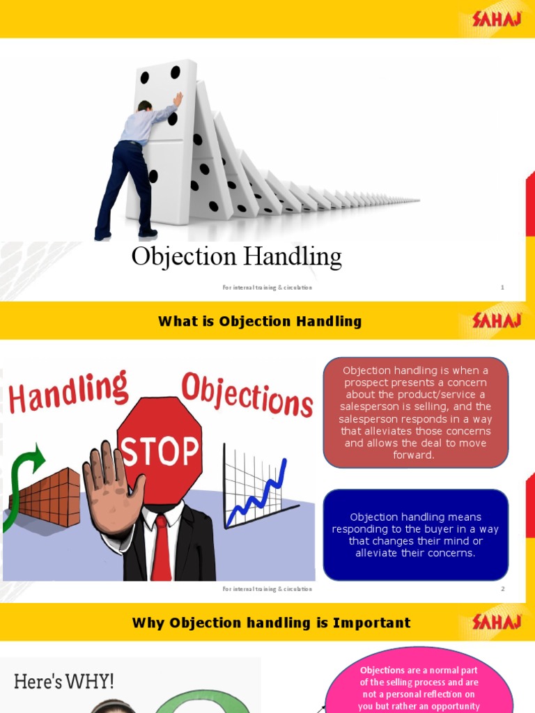Objection Handling | PDF | Sales | Business