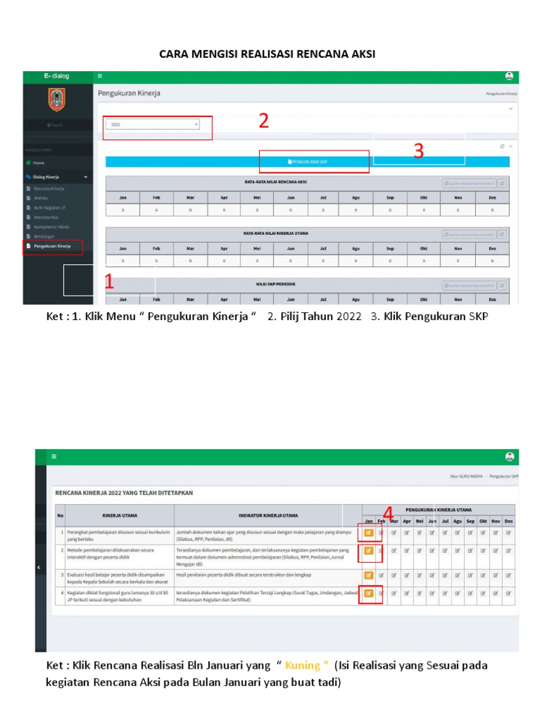 Isi Realisasi Rencana Aksi 2022 | PDF