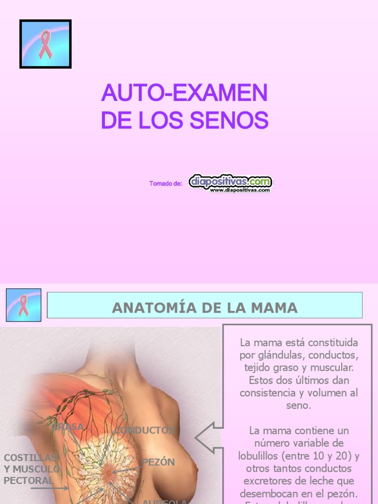 Autoexamen de Senos | PDF | Pecho | Cáncer de mama
