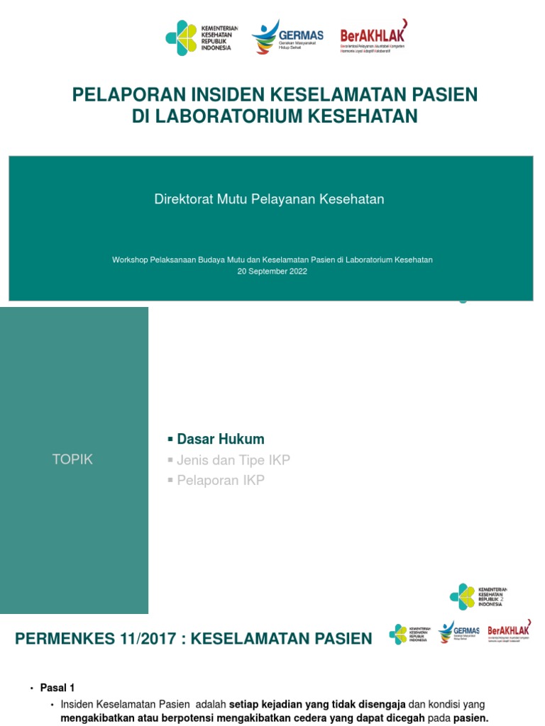 Insiden Keselamatan Pasien | PDF