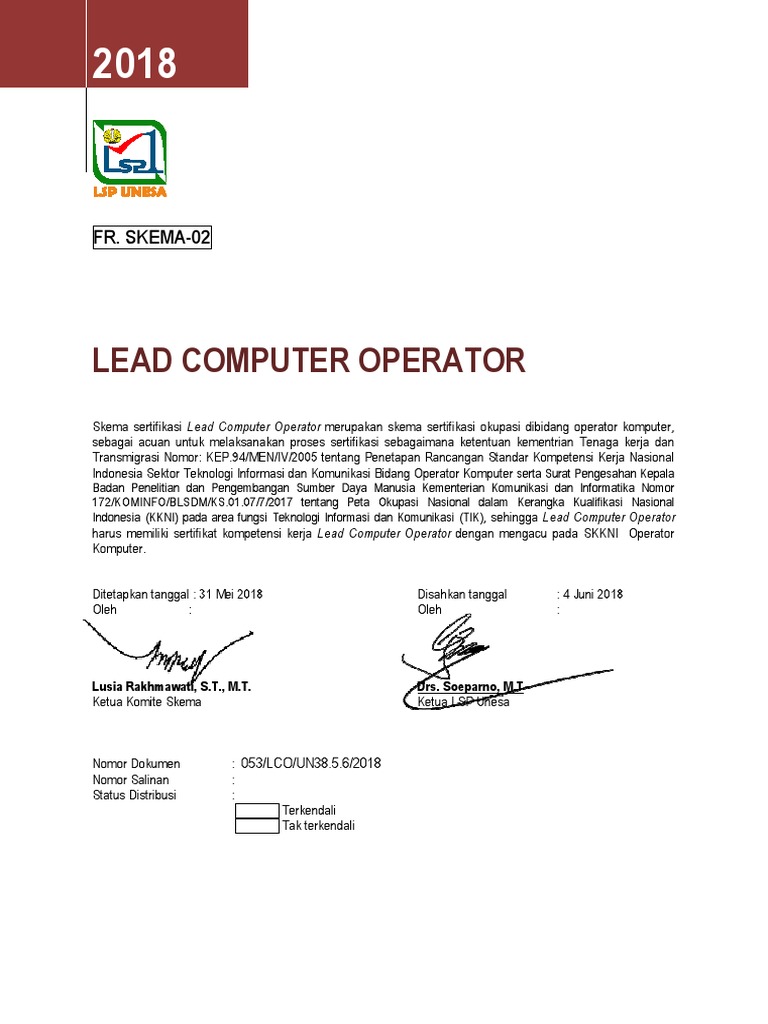 Lead Computer Operator | PDF
