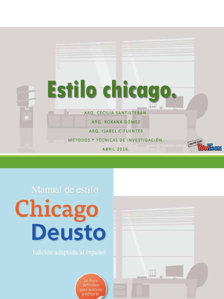 Citas en Estilo Chicago-Deusto | PDF | Bibliografía | Publicación