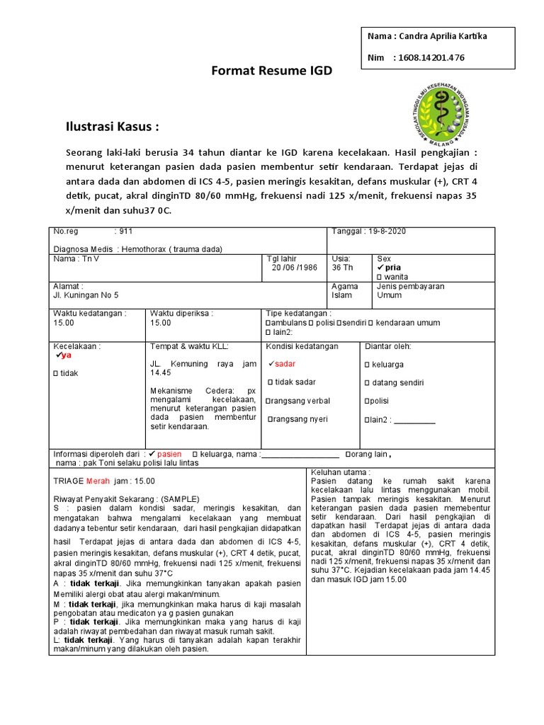 Resume Hari Pertama | PDF