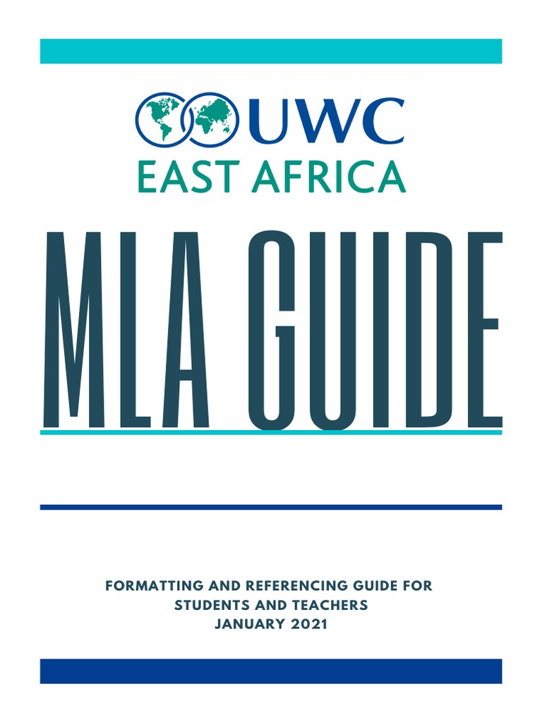 MLA Guide | PDF | Note (Typography) | Citation