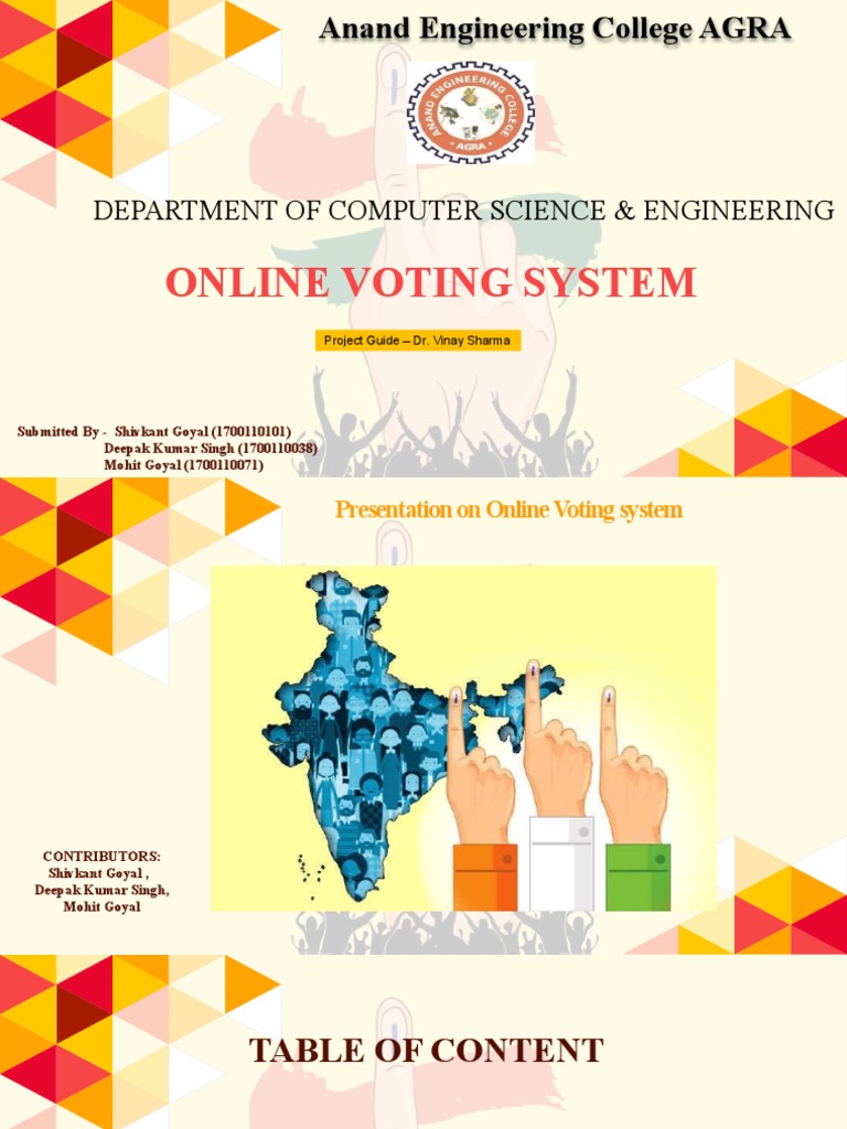 Online Voting System Project | PDF | Databases | Electronic Voting