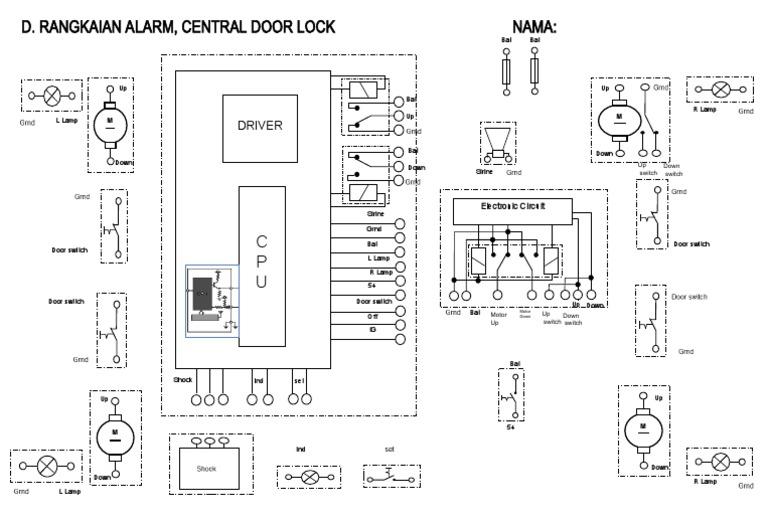 Rangkaian Alarm, Door Lock Dengan Remote | PDF | Switch | Manufactured ...