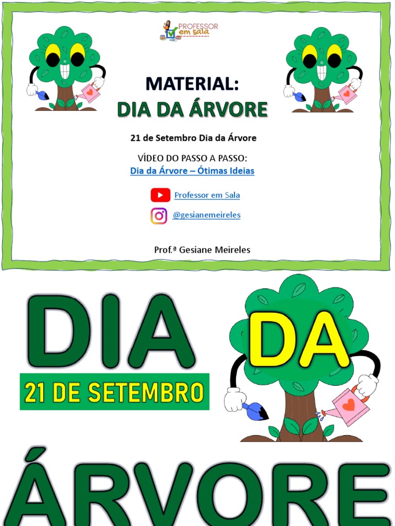 Material Dia Da Árvore | PDF