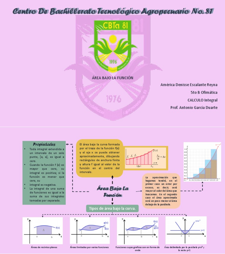 Area Bajo La Curva Esquema | PDF | Integral | Geometría