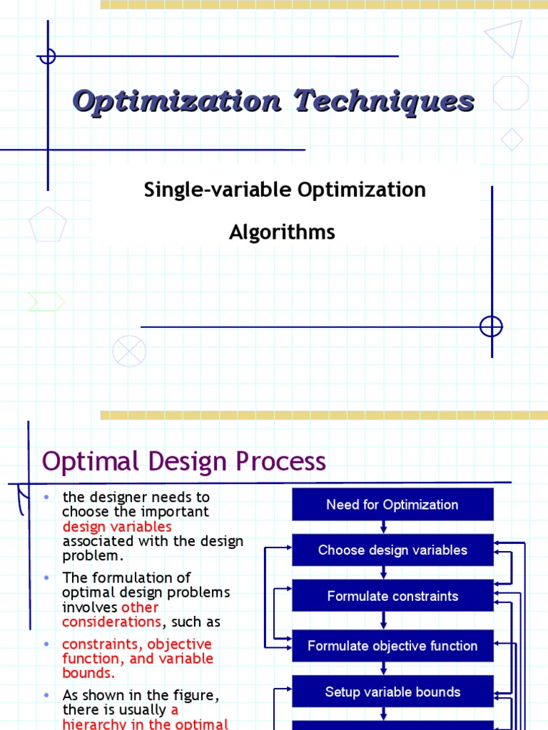 Lec 2 Single Variable Opt1 Pdf