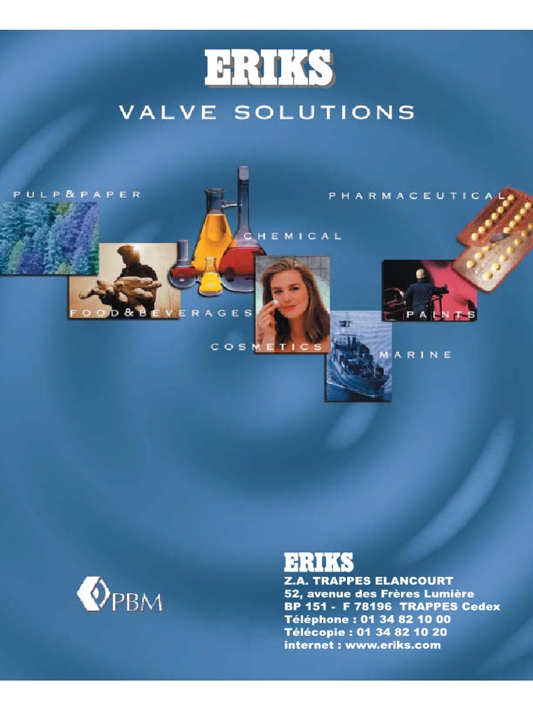 2.1. PBM VALVE SOLUTIONS Eriks | PDF | Valve | Pipe (Fluid Conveyance)