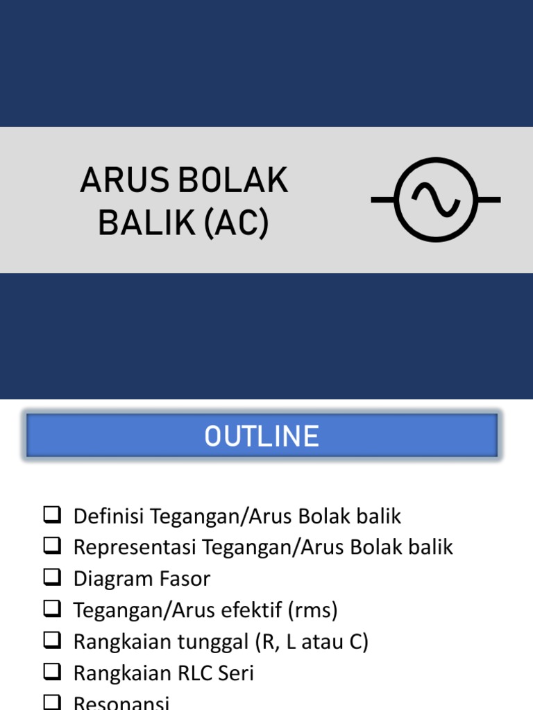 Arus Bolak Balik | PDF