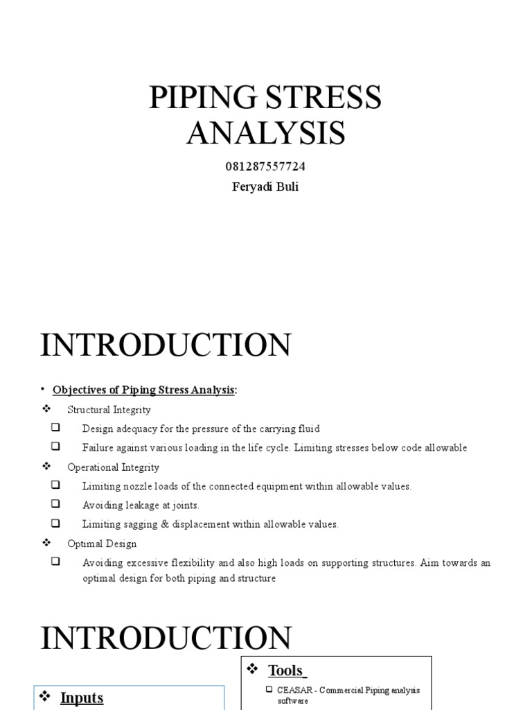 Caesar II - Basic | PDF | Pipe (Fluid Conveyance) | Stress (Mechanics)