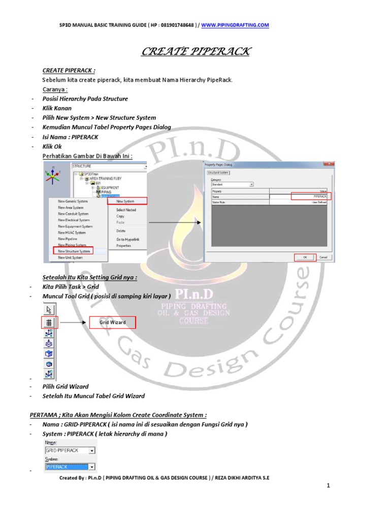 Module Create Piperack Sp3d | PDF