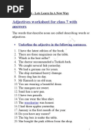 Class 7 Tenses Exercises Worksheet | PDF | Teaching Methods & Materials ...
