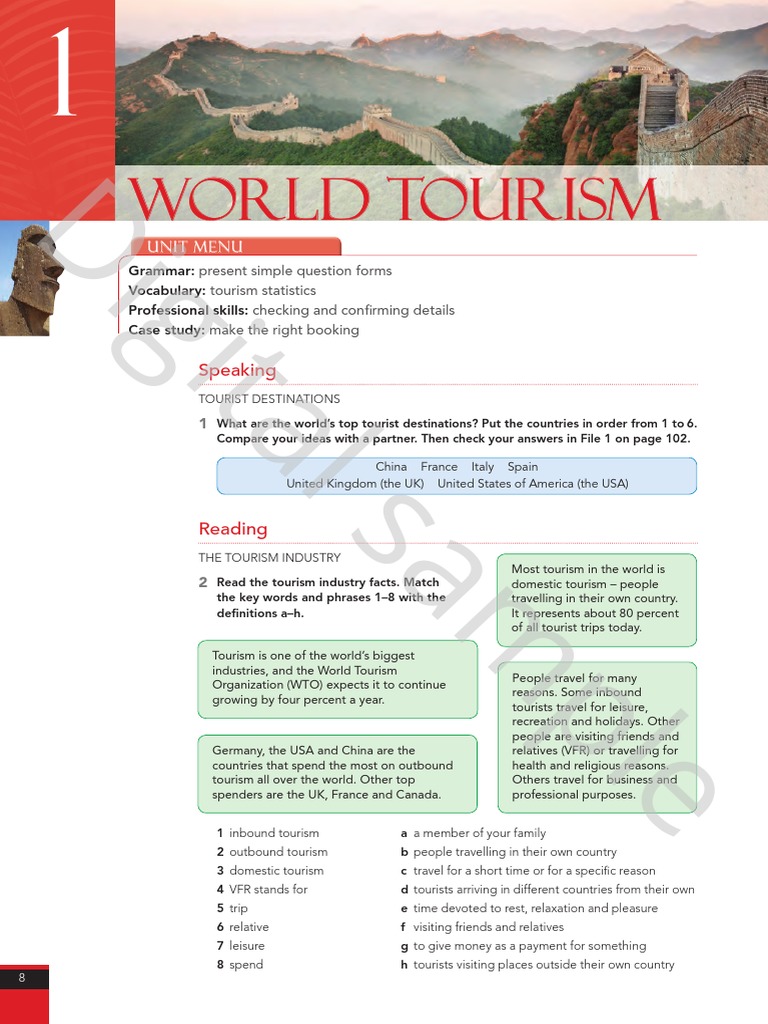 English For International Tourism Pre Intermediate Coursebook Unit 1 ...