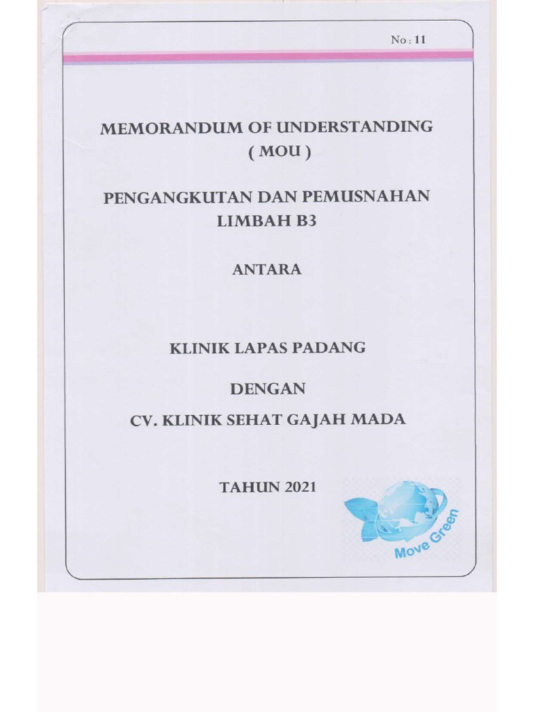 Contoh Mou Libah b3 | PDF