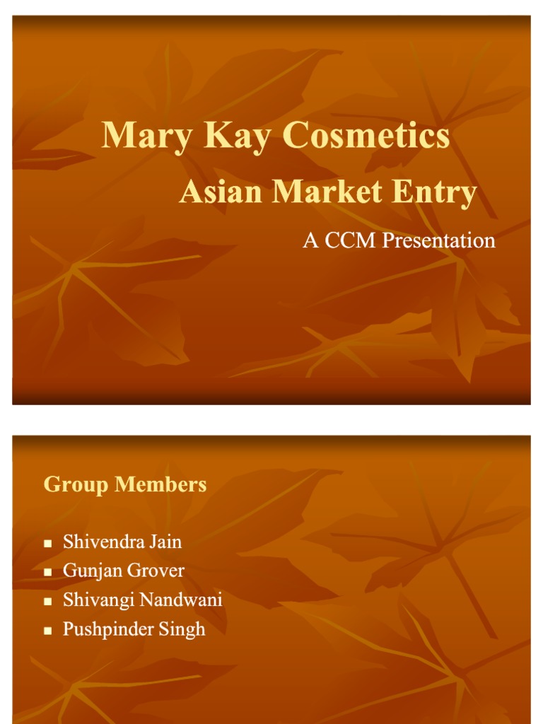Mary Kay Cosmetics | PDF