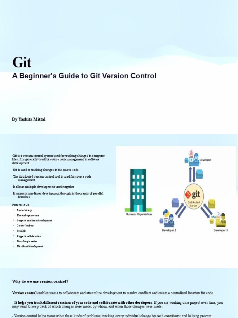 Git PPT Powerpoint | PDF | Version Control | Software Engineering