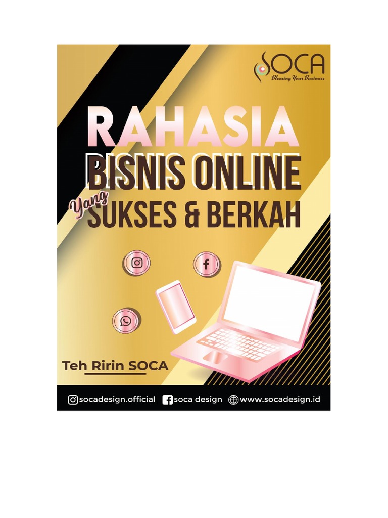 Ebook Modul Rahasia Bisnis Online Yang Sukses Dan Berkah | PDF | Bisnis