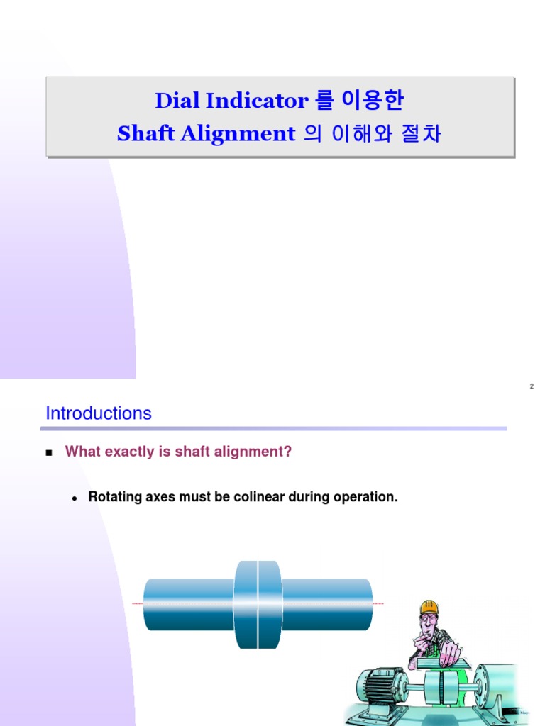 Dial Indicator Shaft Alignment | PDF | Bearing (Mechanical) | Applied ...