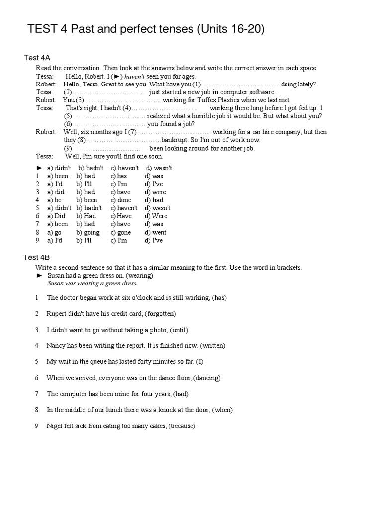 All About Present & Past Tenses | PDF