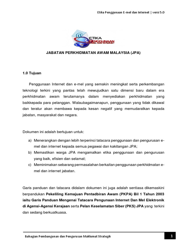 Etika Penggunaan Email Internet | PDF