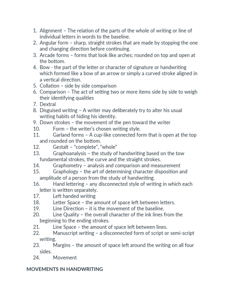 FORENSICE 4C Questioned Documents Examination Handwriting and ...