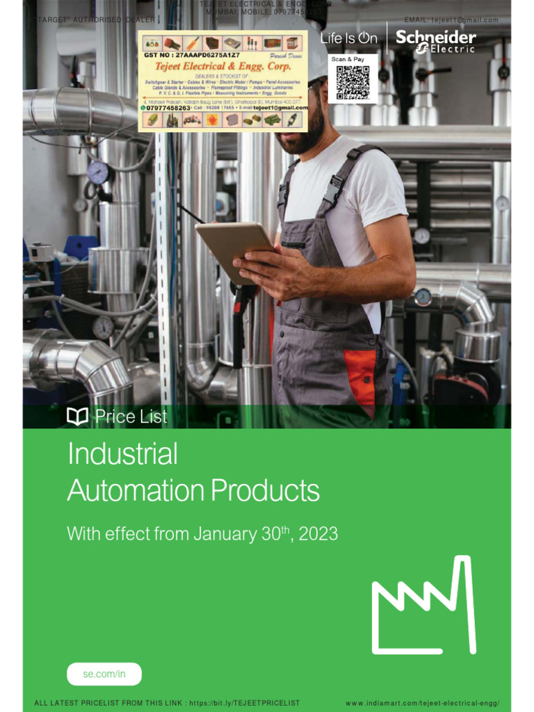 Schneider - Industrial Automation - Contractor, Push Button, SMPS ...