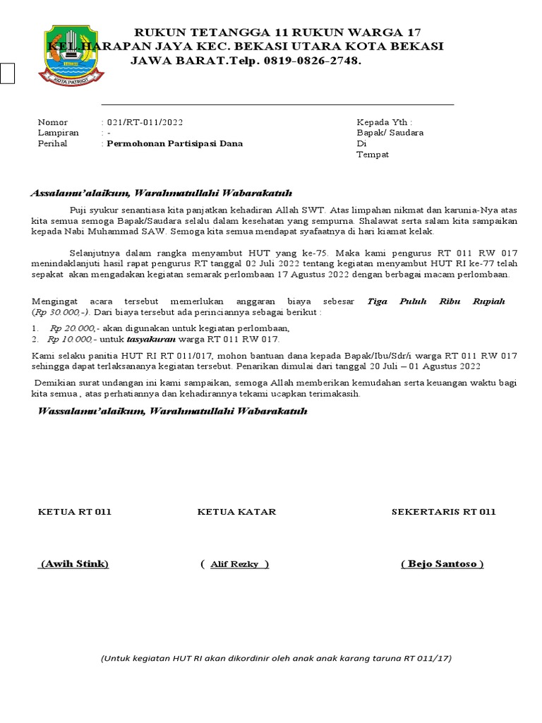 Surat Edarann 17an | PDF