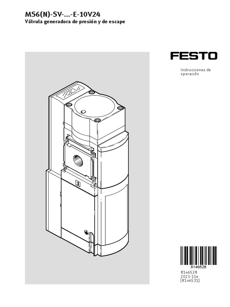 MS6 (N) SV - E 10V24 - Operating Instr - 2021 11e - 8146531e1 | PDF ...