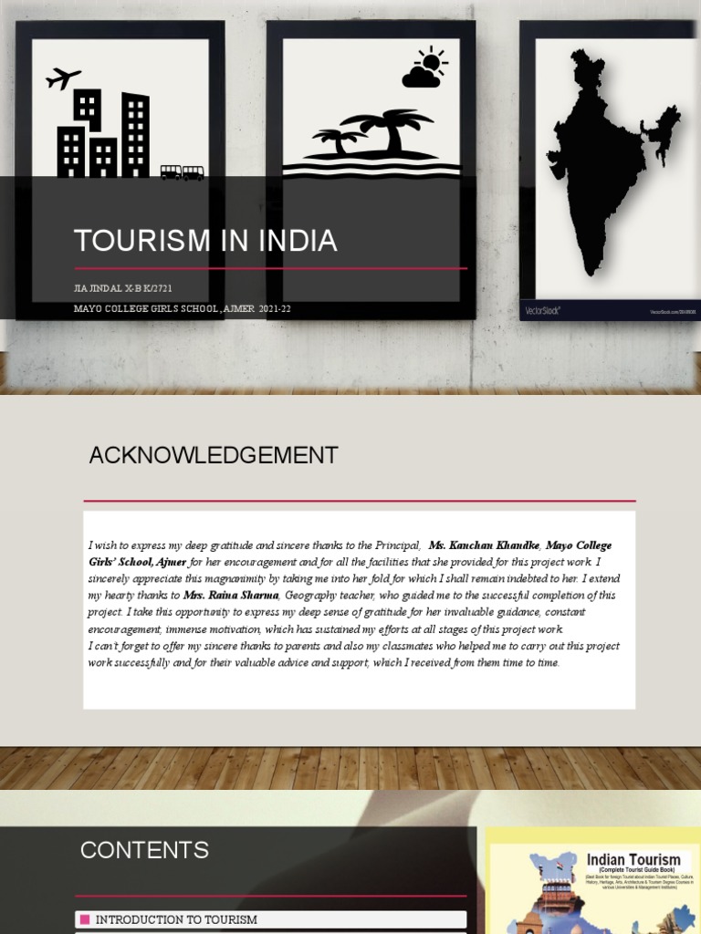 Tourism In India Pdf Tourism Service Industries
