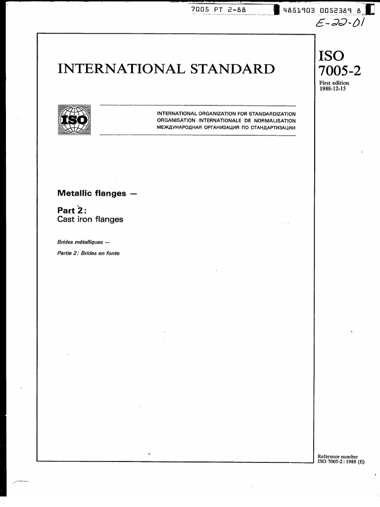 ISO 7005 2 Cast Iron Flanges PDF