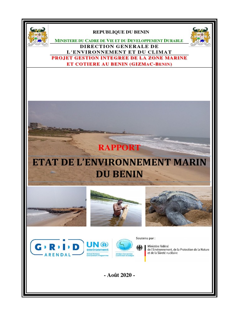 État de l'environnement marin au Bénin | PDF | Biodiversité ...