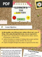 StudySync - Quiz - The Lottery | PDF