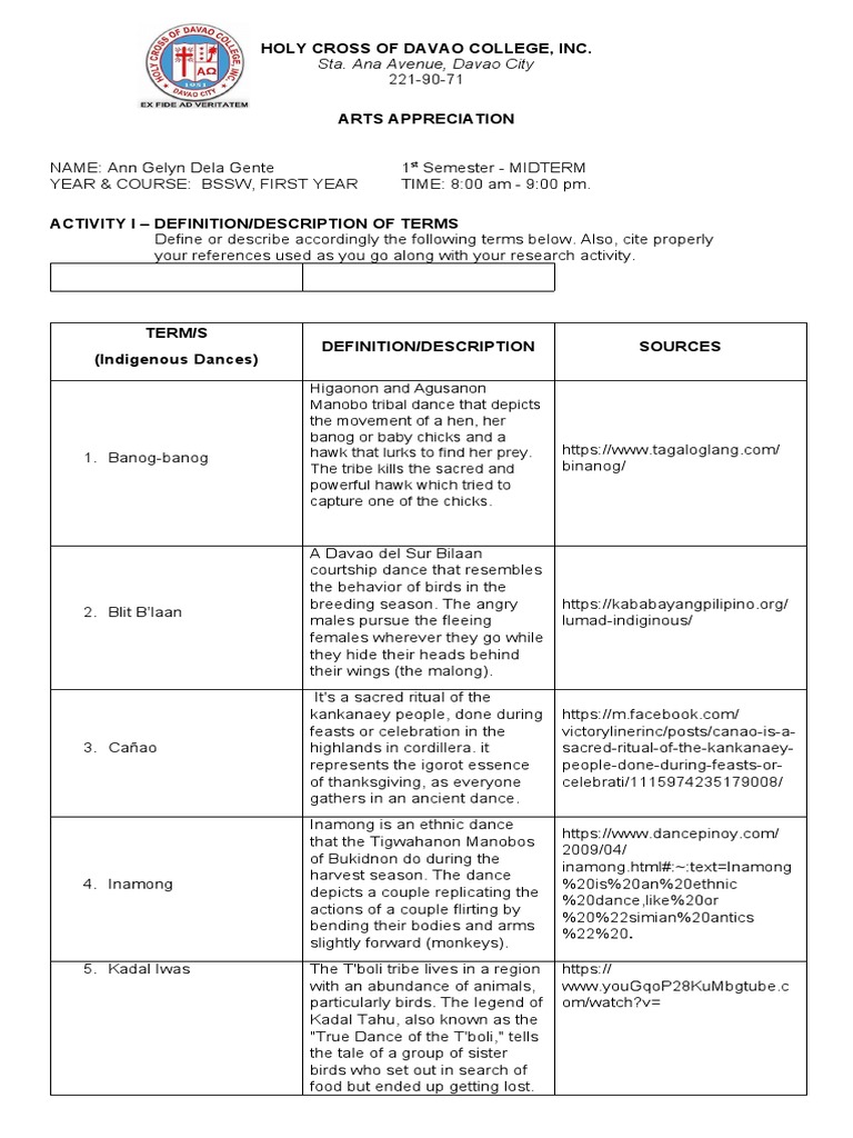 Arts Appreciation - 1 | PDF