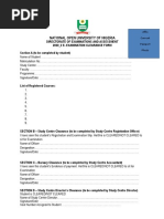 Noun Electronic Clearance Form | PDF